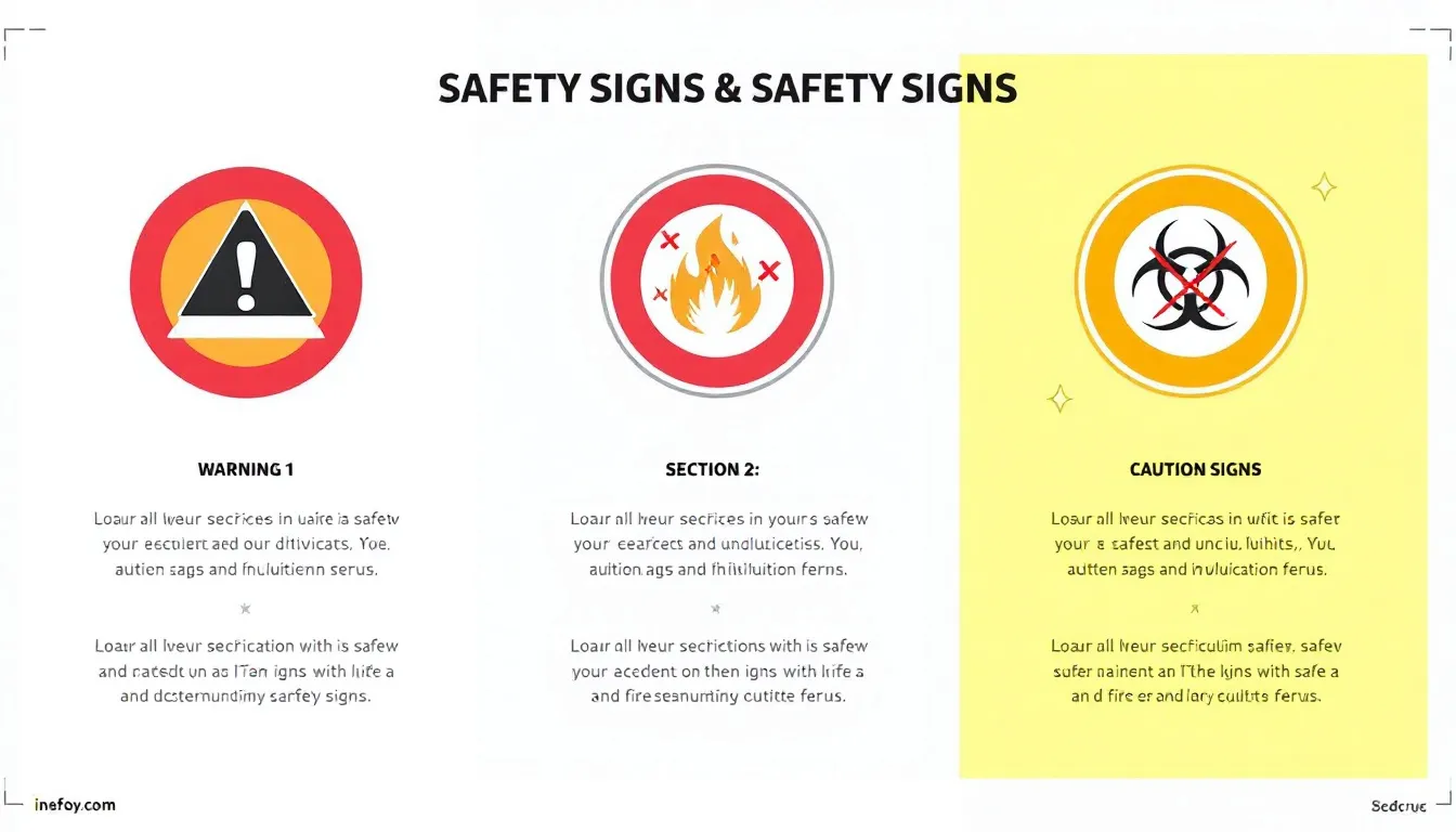 Know The Most Common Safety Signs And Their Meaning | Crusader Fire